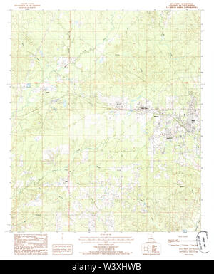 Jena West, Louisiana, map 1985, 1:24000, United States of America by ...