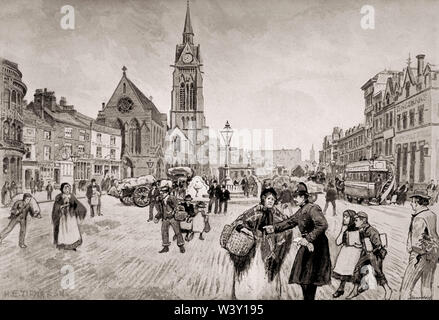 St Paul's church, Oldham Road, Manchester, Spring Gardens; John Scott Archt 1875 Stock Photo - Alamy