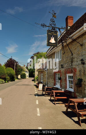 The Bell Inn at Wylye, Wiltshire Stock Photo - Alamy