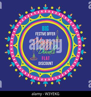 creative big festive banner design ,diwali festival offer Stock Vector ...