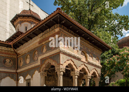 Exterior of the Eastern Orthodox Stavropoleos Monastery and Church ...