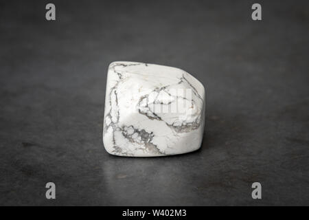 Black and white howlite gemstone with beautiful texture Stock Photo - Alamy
