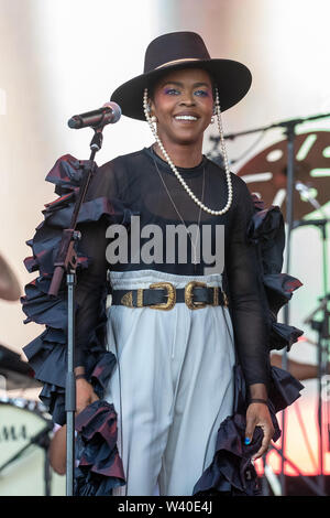 Singer and songwriter Ms Lauryn Hill performs live on stage at Rock in ...