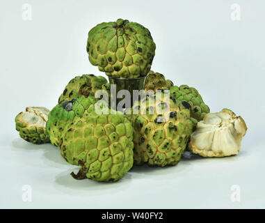 Exotic Brazilian fruit as known as "Fruta do Conde or Fruta Pinha ...