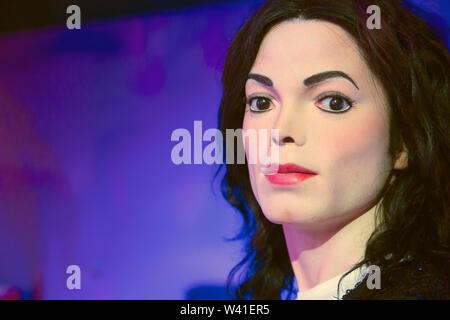 Michael Jackson wax figure in Madame Tussauds museum in Vienna Stock ...