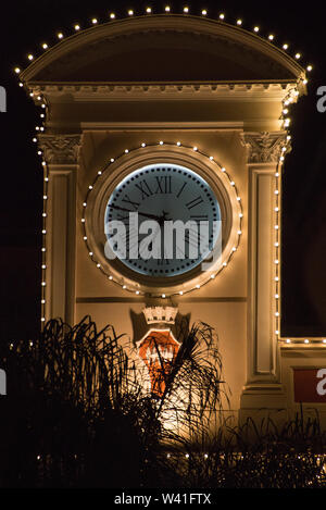 an Italian square during christmas time Stock Photo - Alamy