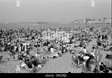 Bank holiday scenes at Margate, Kent. 27th August 1967 Stock Photo - Alamy