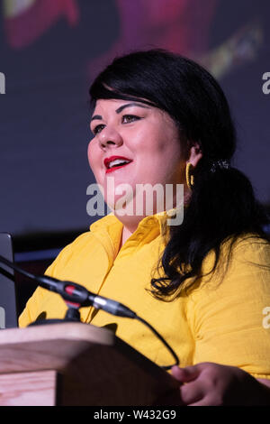 Amy Lamé , American-British performer, writer, TV and radio presenter ...