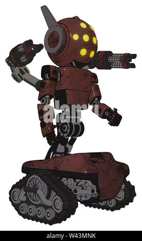 Robot containing elements: round head chomper design, light chest ...