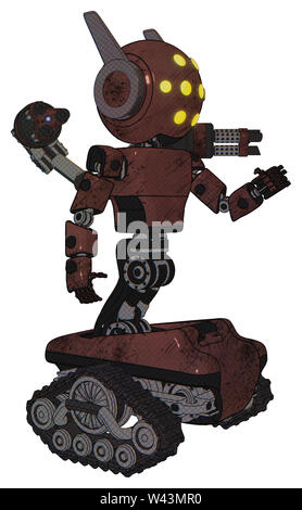 Robot containing elements: round head chomper design, light chest ...