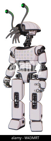 Droid containing elements: dual retro camera head, simple blue ...