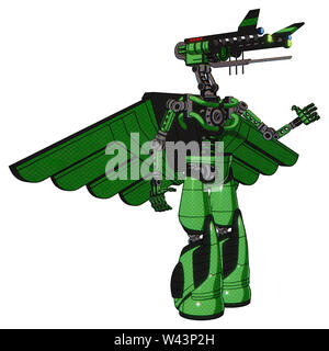 Droid containing elements: dual retro camera head, simple blue ...