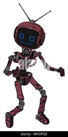 Bot containing elements: digital display head, three horizontal line ...