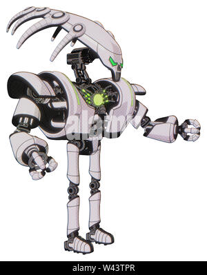 Automaton containing elements: flat elongated skull head, heavy upper ...