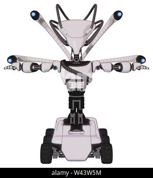 Automaton containing elements: flat elongated skull head, heavy upper ...