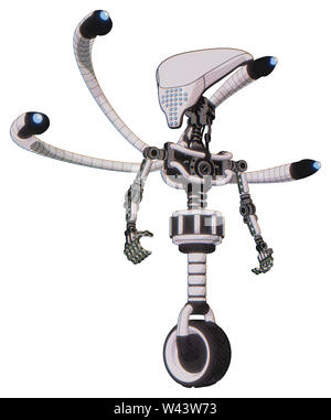 Automaton containing elements: flat elongated skull head, heavy upper ...