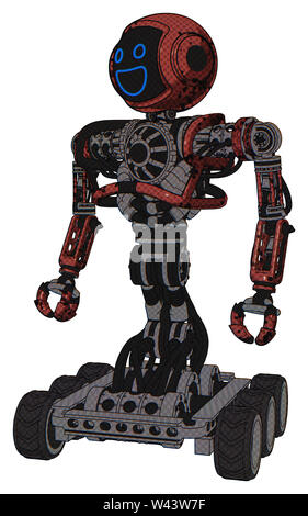 Droid containing elements: digital display head, large eye, retro ...