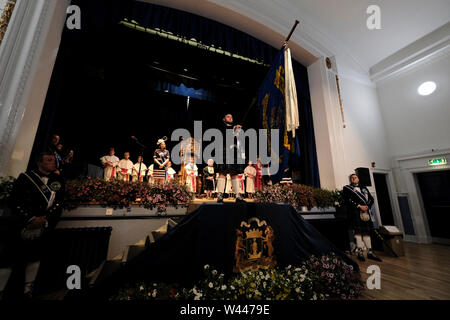 Innerleithen, UK. 19th July, 2019. St Ronans Cleikum Innerleithen ...