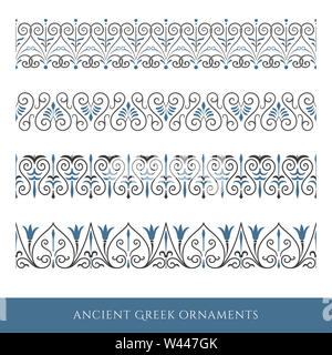 Ancient Greek pattern - seamless set of antique borders from Greece ...