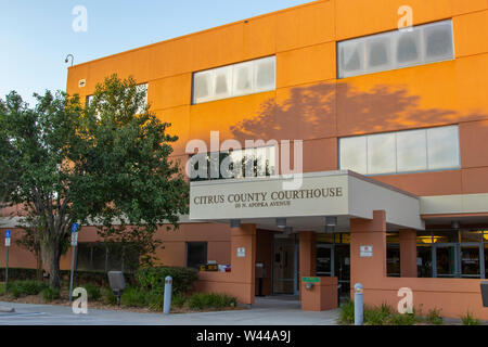 Citrus County Courthouse, Inverness, Florida Stock Photo - Alamy