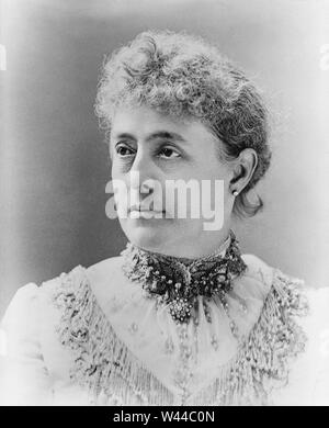 Caroline Harrison, First Lady Stock Photo - Alamy