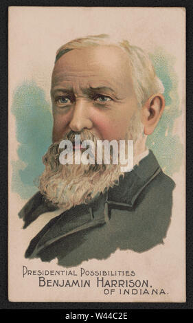 Benjamin Harrison of Indiana Presidential possibilities Stock Photo - Alamy