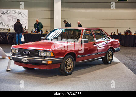 FRIEDRICHSHAFEN - MAY 2019: red AUDI 90 QUATTRO 20V TYPE 89 1988 sedan ...