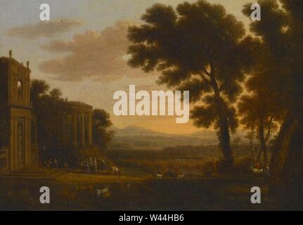 The father of Psyche sacrificing at the Temple of Apollo 1663 by Claude ...