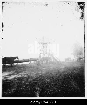 Confederate signal tower at Ft. McAllister, Georgia. Civil war ...