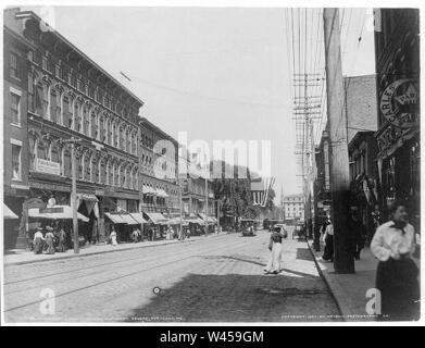 Congress Street toward Monument Square, Portland, Me, Streets ...