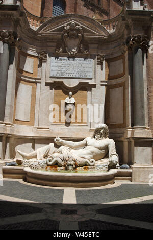 Roman statue of Emperor Priest. Marble. Perge. 2nd century AD. Inv no ...