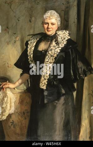 John Singer Sargent - Mrs Ernest G Raphael Florence Cecili Sassoon 1905 ...