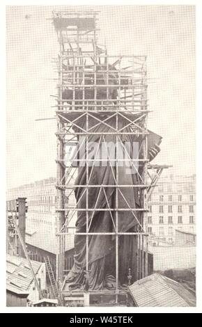 Construction of Statue of Liberty 09 Stock Photo - Alamy