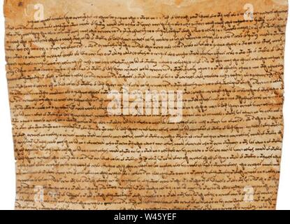 Contract in the Bactrian language from the archive of the kingdom of ...