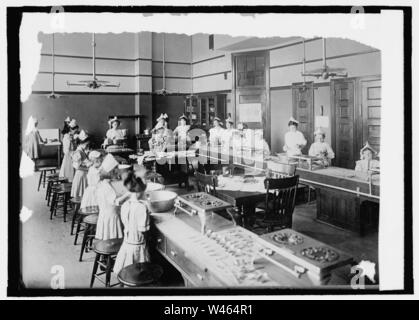 Cooking laboratory in elementary school, New York Stock Photo - Alamy
