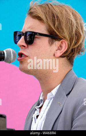 British singer Tom Odell performs during the music festival Metronome ...