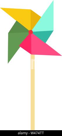 Paper windmill icon. vector illustration design template Stock Vector Image & Art - Alamy