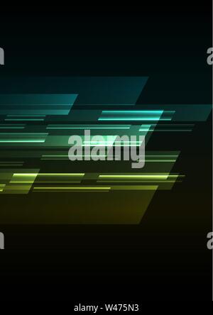 multicolour overlap pixel speed in dark background, geometric layer ...