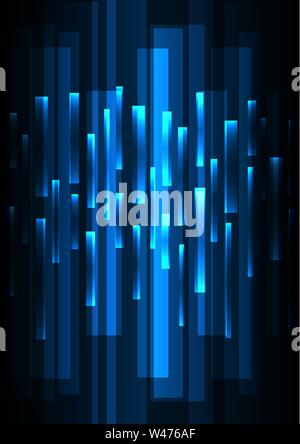 dark multicolour bar overlap in dark background, stripe layer backdrop ...