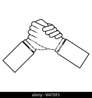 hands business persons done deal Stock Vector Image & Art - Alamy