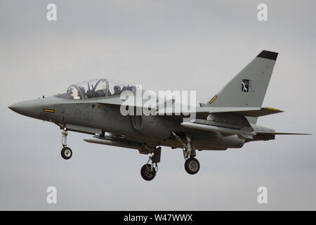 Italian Air Force Alenia Aermacchi M-346 Master jet trainer plane ...