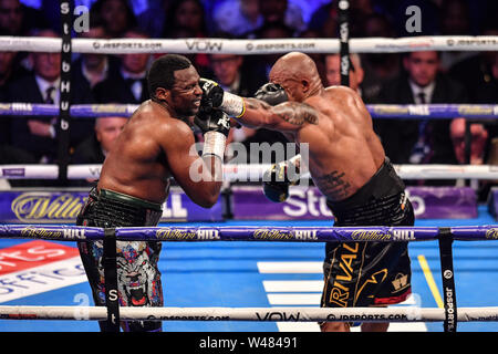 Boxing - WBC Light Heavyweight Title - Dennis Andries v JB Williamson - Picketts Lock Stadium ...