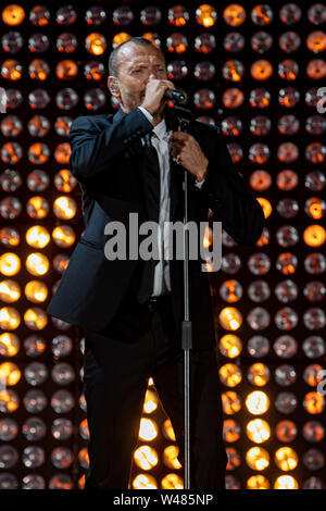 Paodva, Italy. 20th July, 2019. Music Concert: Laura Pausini and Biagio ...