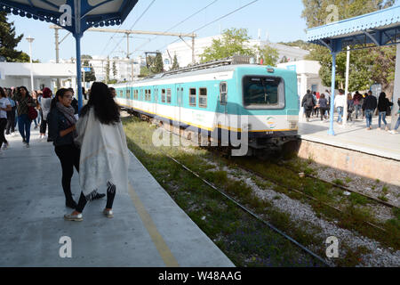 Light Rail in Tunis, Tunisia Stock Photo - Alamy