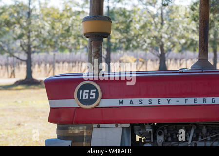 Side view of a Massey Ferguson 165 farm tractor Stock Photo - Alamy