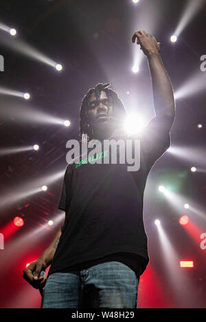 Rapper Lucki (Lucki Camel) during ComplexCon Chicago at McCormick Place ...