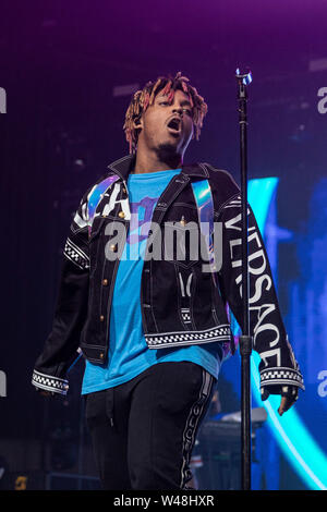 Juice Wrld (Jarad Higgins) during the Death Race For Love Tour at The Rave on May, 31 2019, in ...
