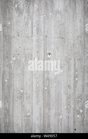 New concrete wall with wood imprint texture Stock Photo - Alamy