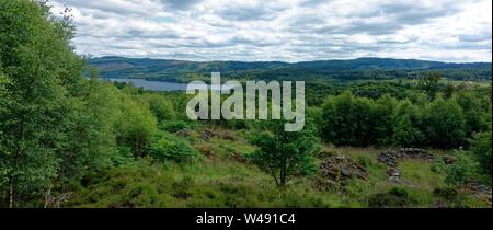 Ruins of Drippan Farmstead & Loch Venachar, Lendrick Hill, Glen Finglas ...