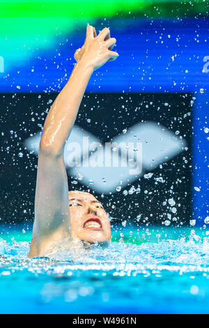 SHI - ZHANG China CHN Gwangju South Korea 13/07/2019 Artistic Swimming ...